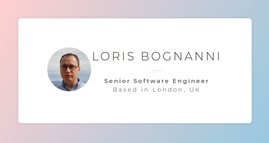 Loris Bognanni